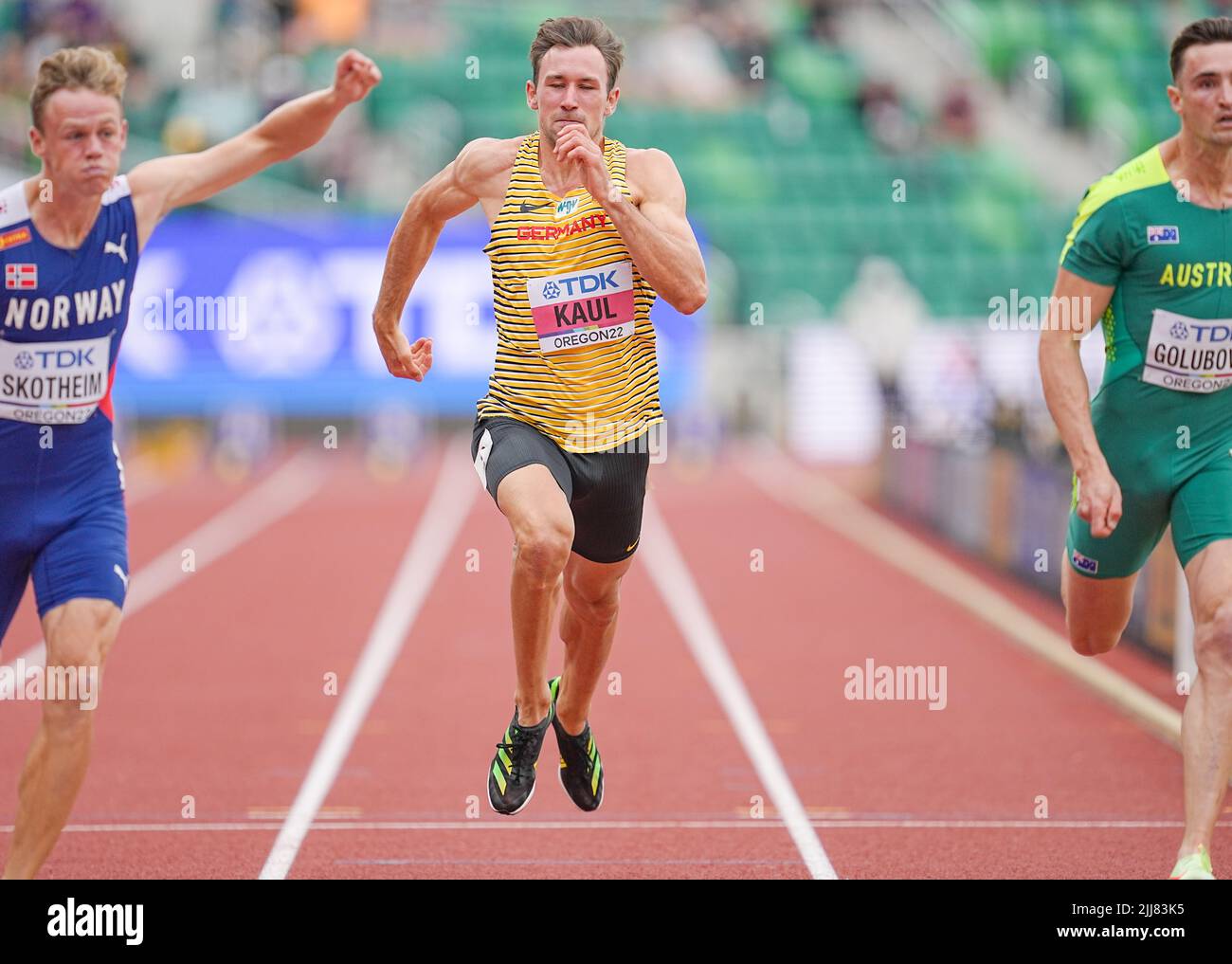 Eugene, USA. 23rd July, 2022. Athletics: World Championships, Decathlon ...