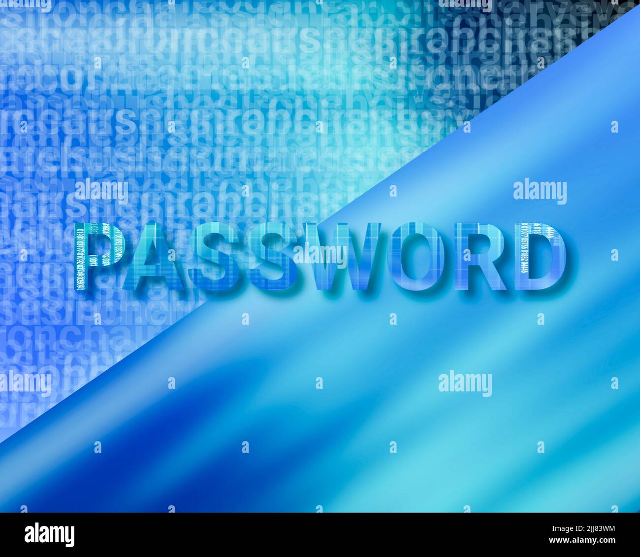 digital background for secure new advanced password invention. concept ...