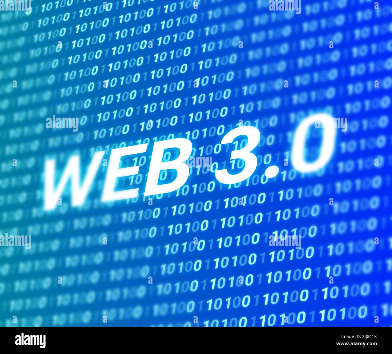 web 3.0 3d digital background. concept for new invention and technology ...