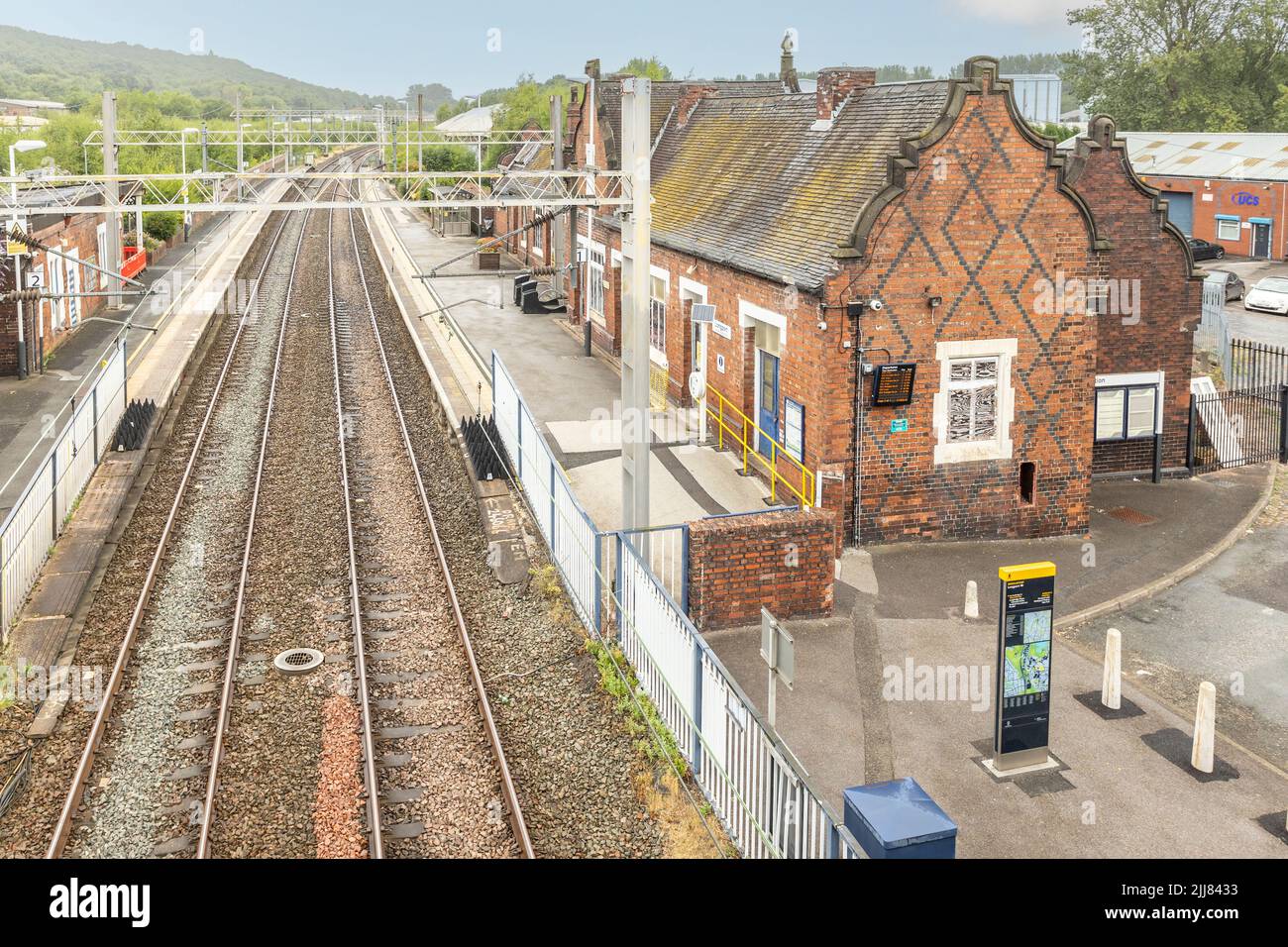 Longport, Stoke on Trent United kingdom June 08 2022 Longport train ...