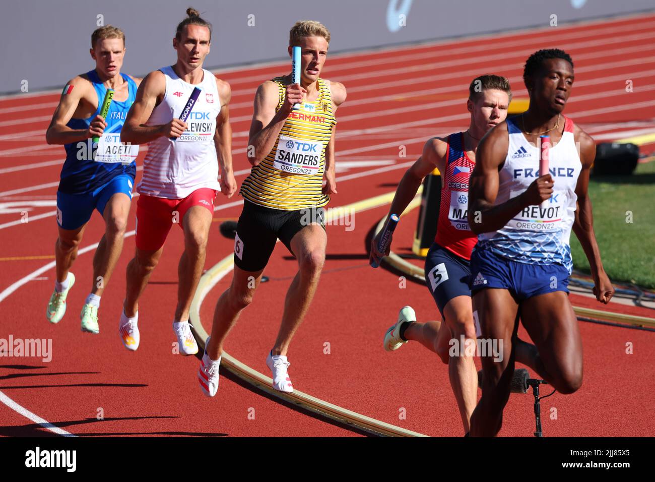 Hayward Field, Eugene, Oregon, USA. 23rd July, 2022. Manuel Sanders ...