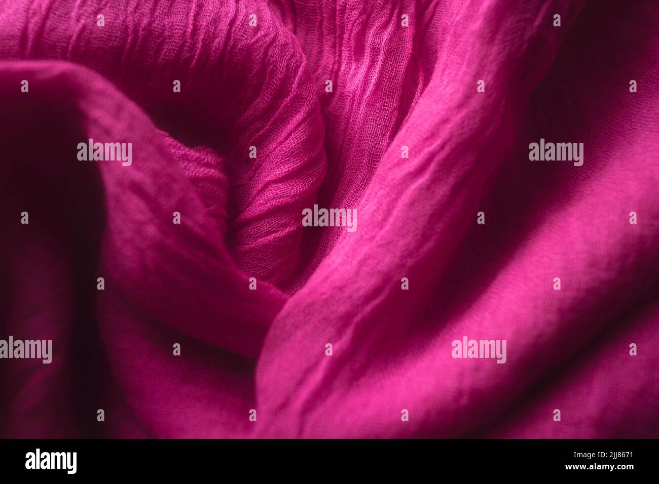 Fabric texture background of pink color. Close up of clothes as ...