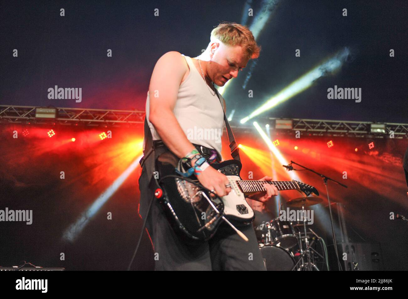Swim Club Performing at Tramlines Festival , Uk , 23.07.2022 Stock ...