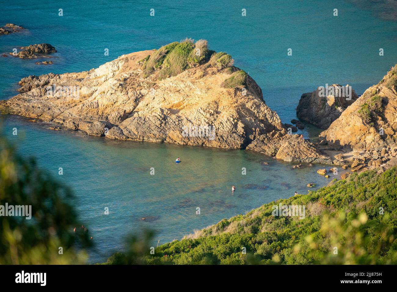 Scenic view from Tamanart Beach in Collo, Algeria Stock Photo - Alamy