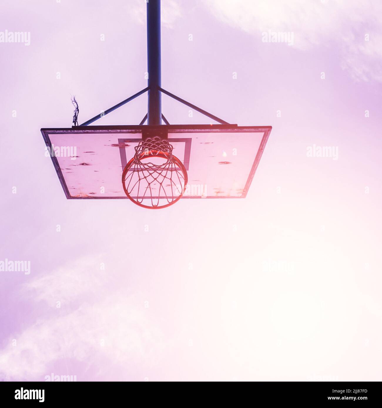 street basketball hoop, basket sport Stock Photo - Alamy