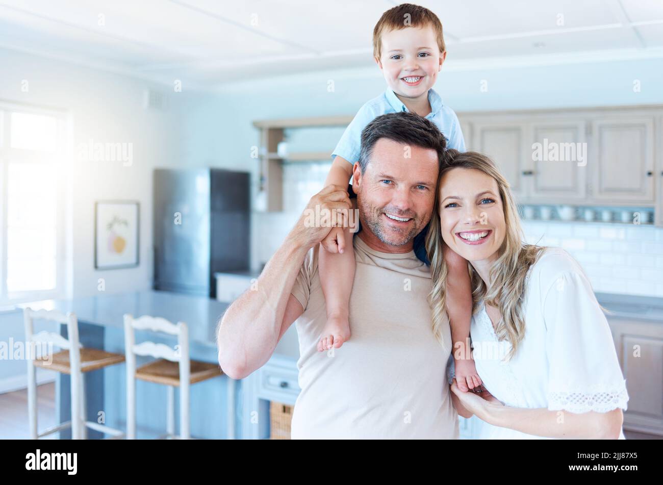 Nothing is better than going home to family. a family together in the ...