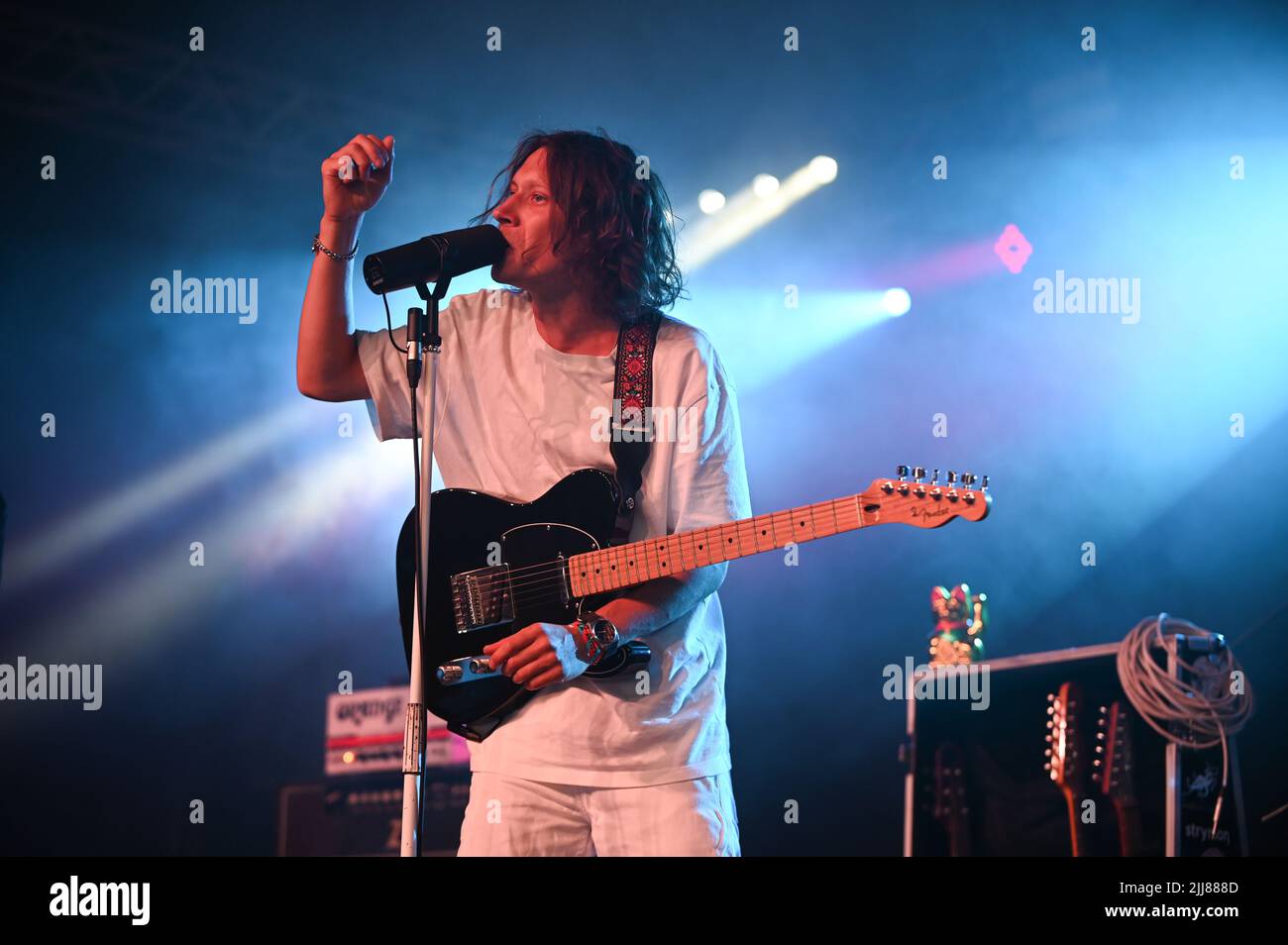 October Drift Performing at Tramlines Festival , Uk , 23.07.2022 Stock ...