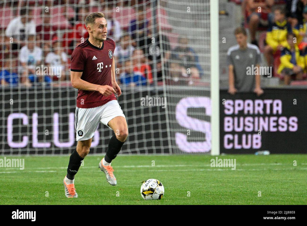 Jan Kuchta of Sparta in action during the European Conference League ...