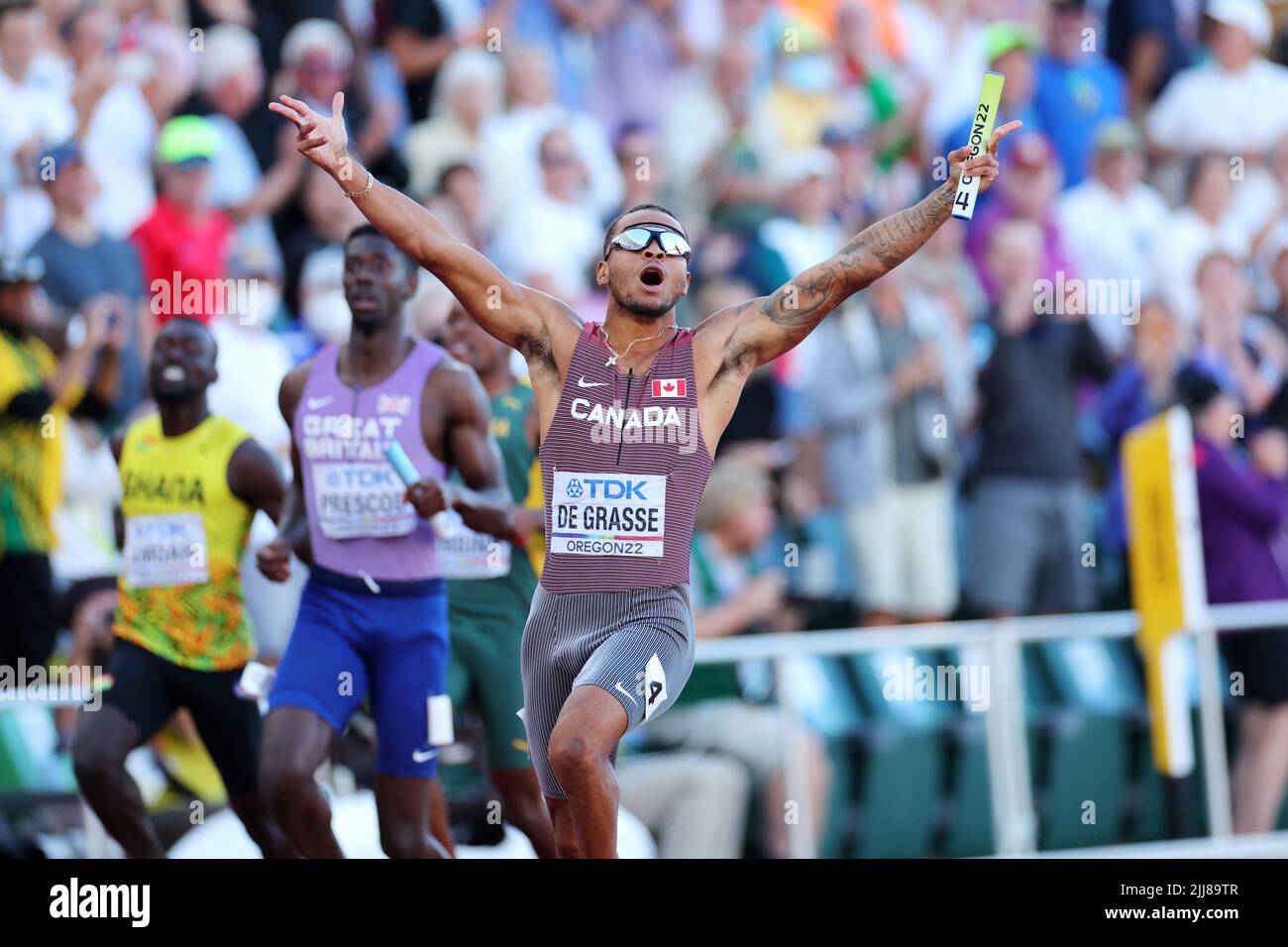 Andre De Grasse (CAN), JULY 23, 2022 - Athletics : IAAF World ...
