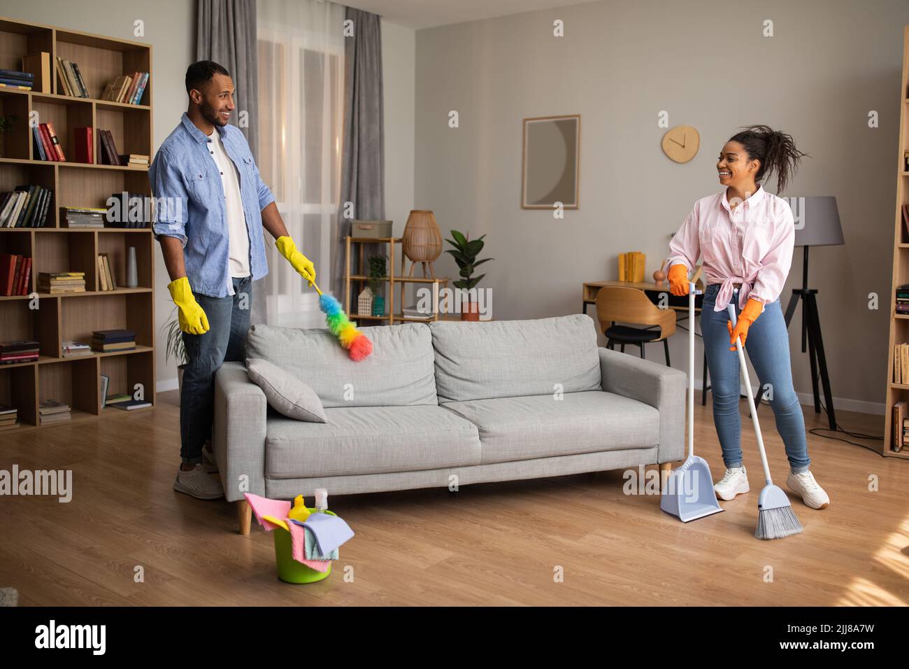 Family chores house hi-res stock photography and images - Alamy