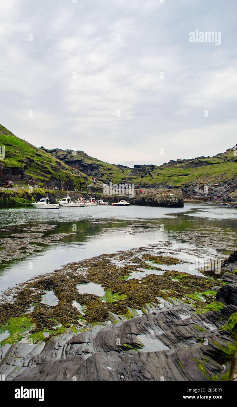 The scene in boscastle hi-res stock photography and images - Alamy