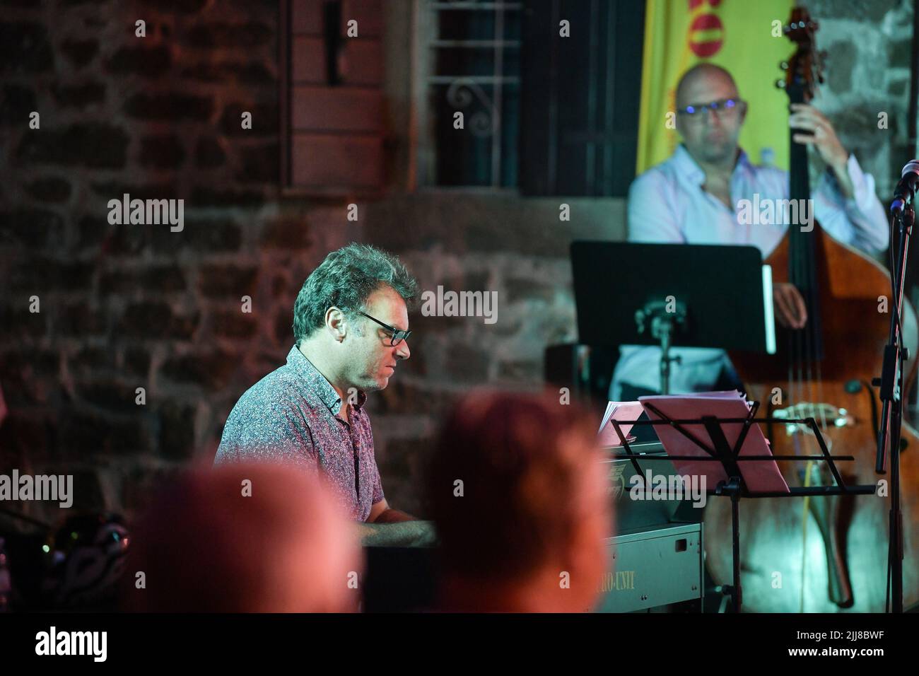 Joe Kaplowitz and Goran Rukavina performs during Groznjan Jazz Festival ...