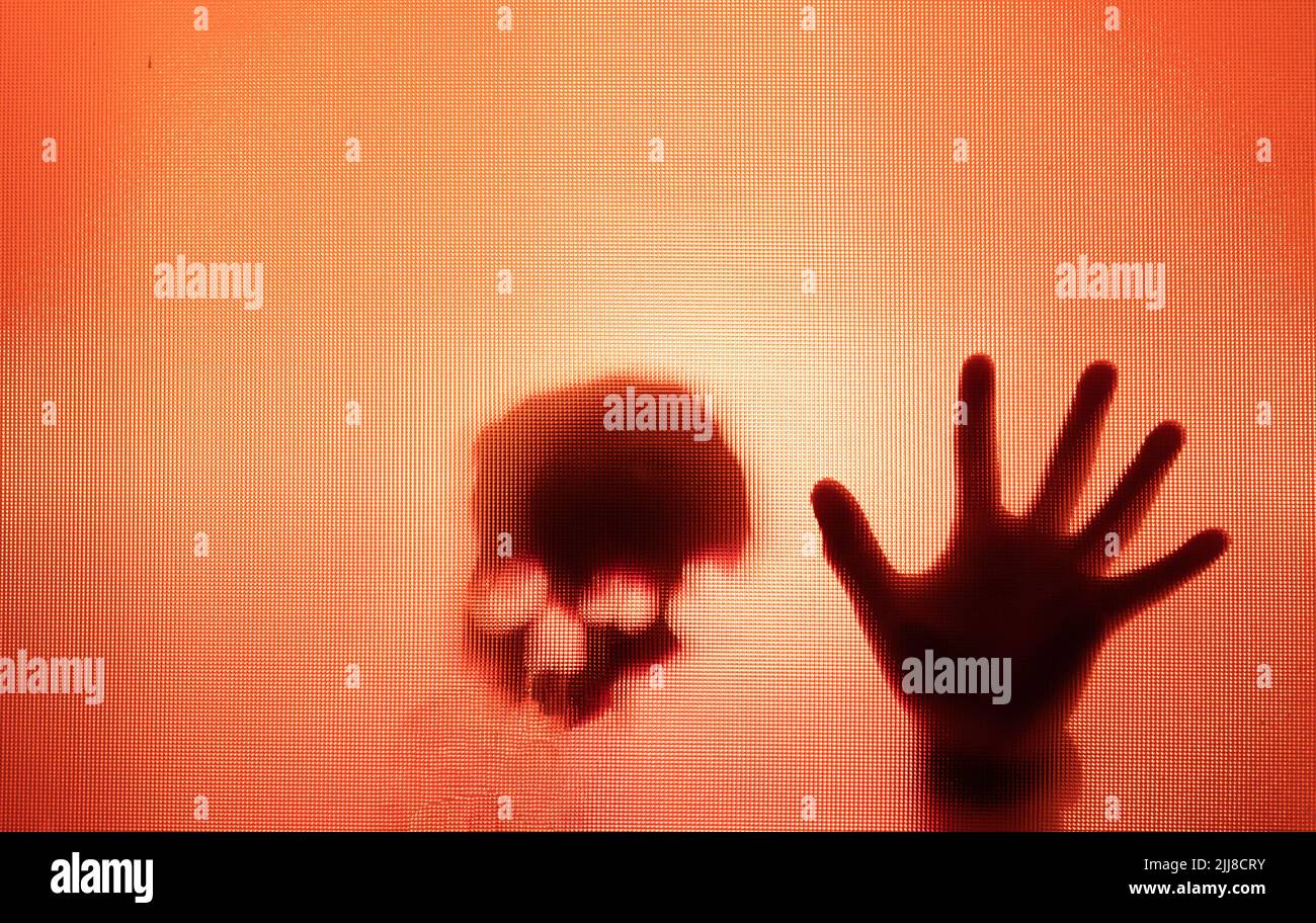 Woman ghost figure behind hi-res stock photography and images - Alamy