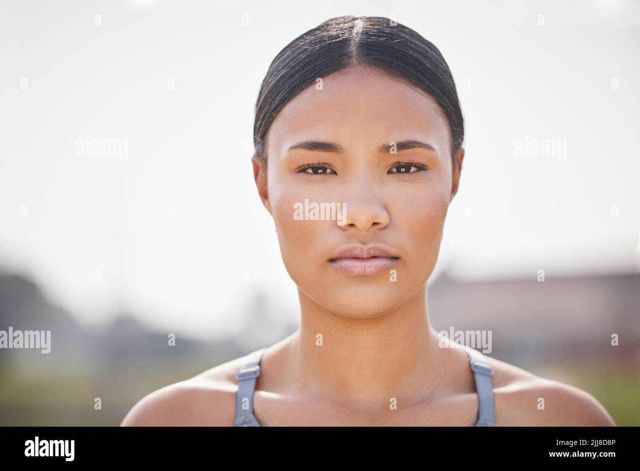 Focused on becoming the best. Cropped portrait of an attractive young ...