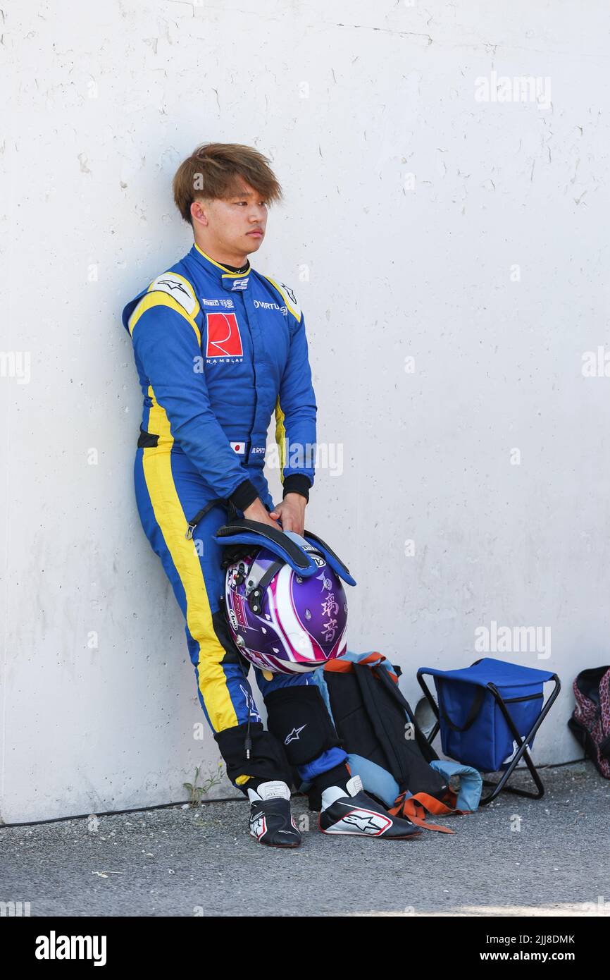 SATO Marino (jpn)), UNI-Virtuosi Racing, Dallara F2, portrait during ...