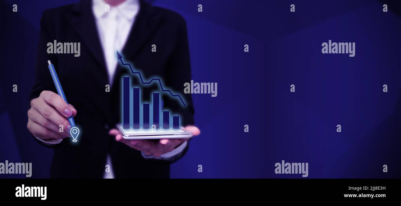 Lady in suit holding pen symbolizing successful teamwork accomplishing ...