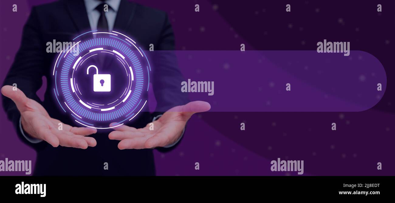 Digitally Generated Image Showing Technology In Man Hands. Businessman ...