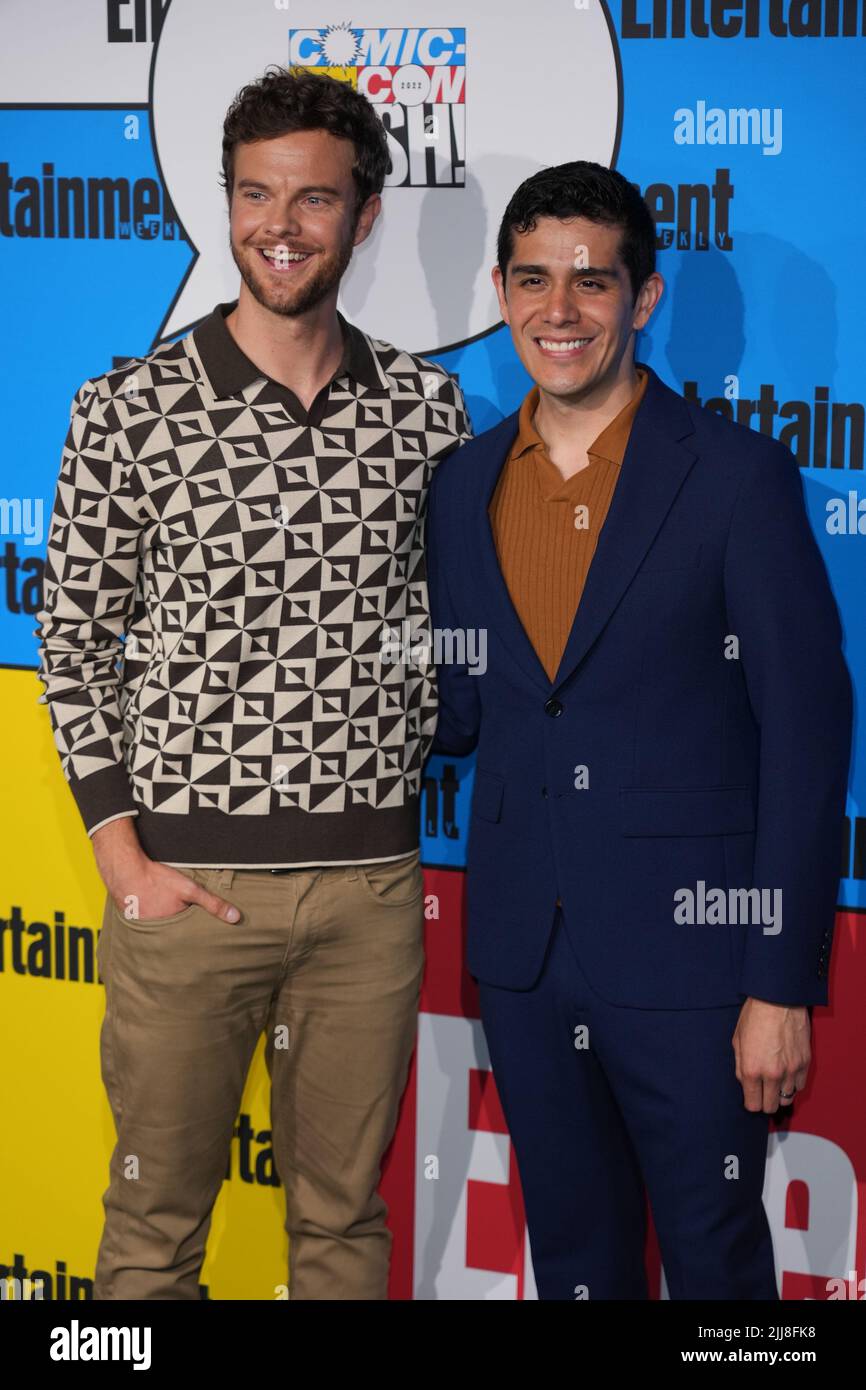 SAN DIEGO, CA - JULY 23: Jack Quaid, Patrick Gomez at the Entertainment ...