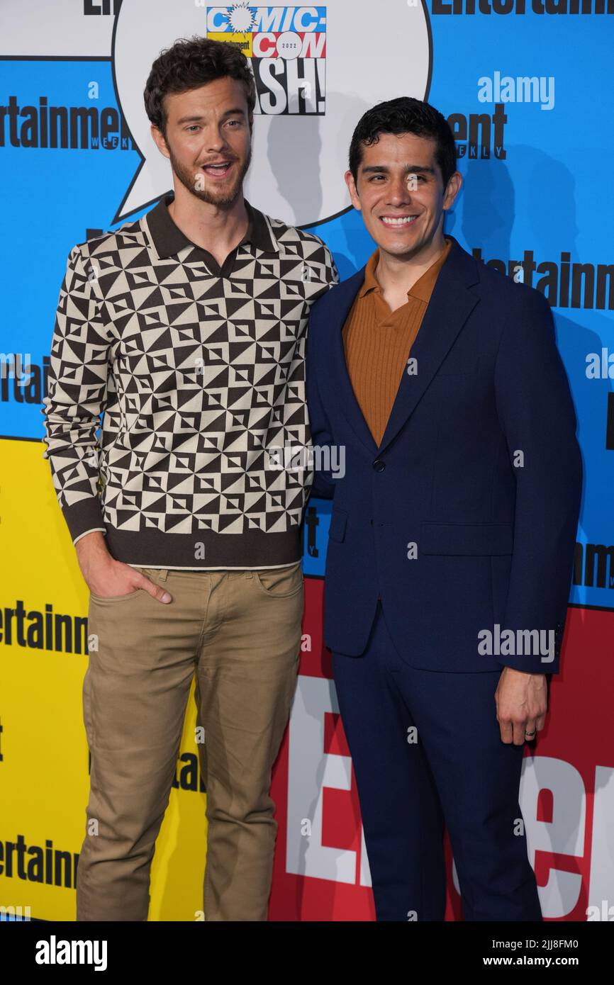 SAN DIEGO, CA - JULY 23: Jack Quaid, Patrick Gomez at the Entertainment ...