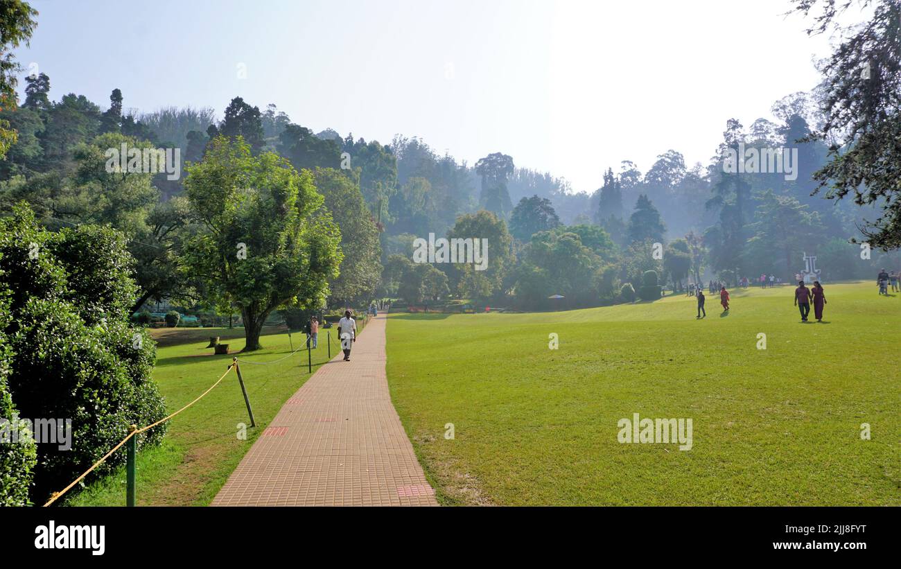 Ooty,Tamilnadu,India-April 30 2022: Beautiful Government botanical ...