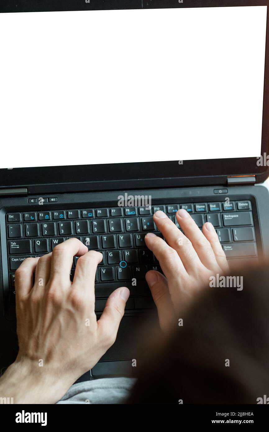e-commerce online digital marketing laptop screen Stock Photo - Alamy