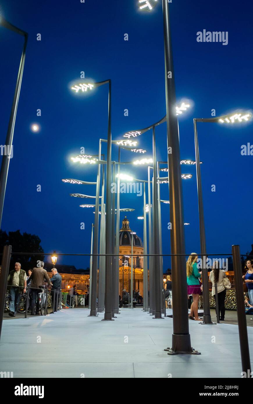 Paris, France, Public Exhibition of LED street lamp Lighting Low Energy ...