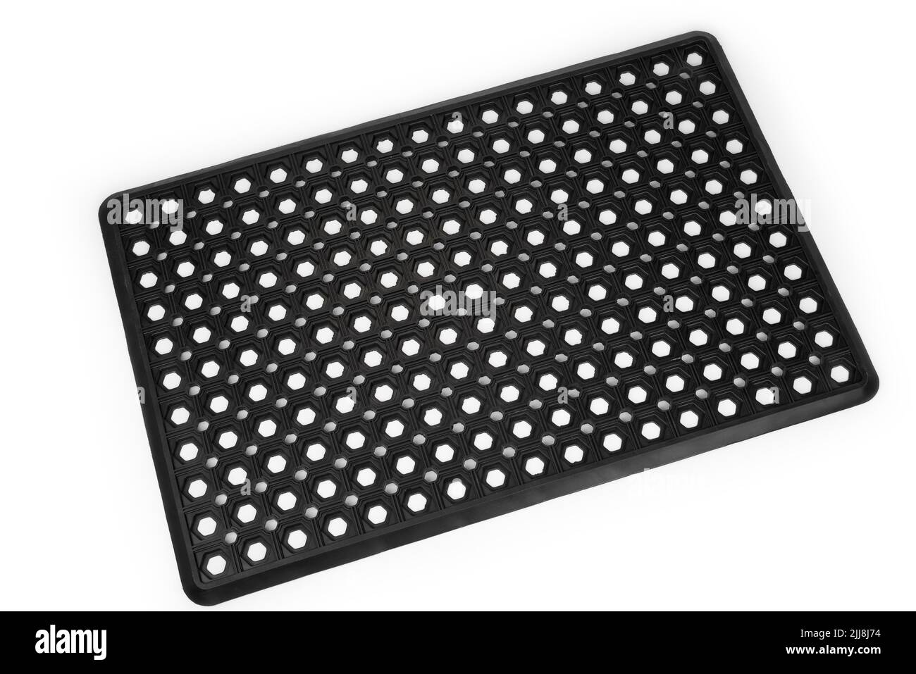 Rubber rug on a white background Stock Photo - Alamy
