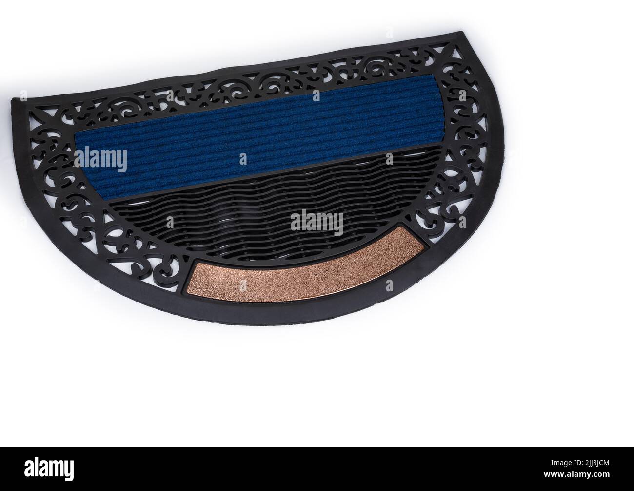 Rubber rug on a white background Stock Photo - Alamy