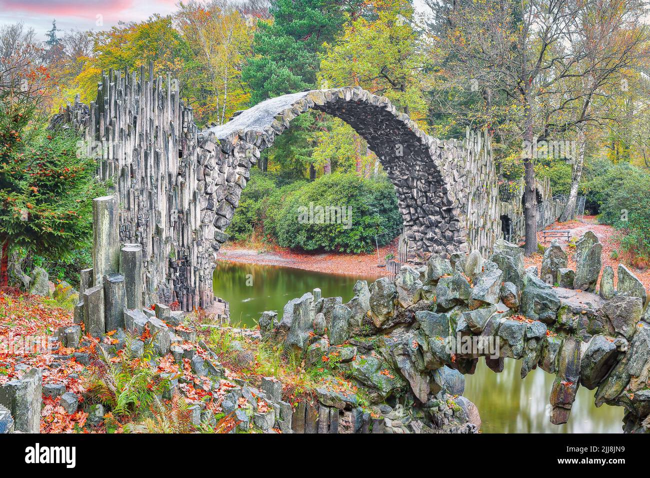 Rakotzbrücke devil's bridge germany hi-res stock photography and images ...