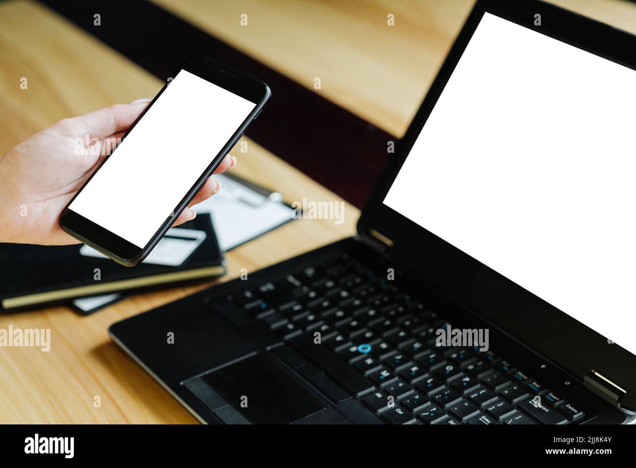 e-commerce computer mobile technology business Stock Photo - Alamy