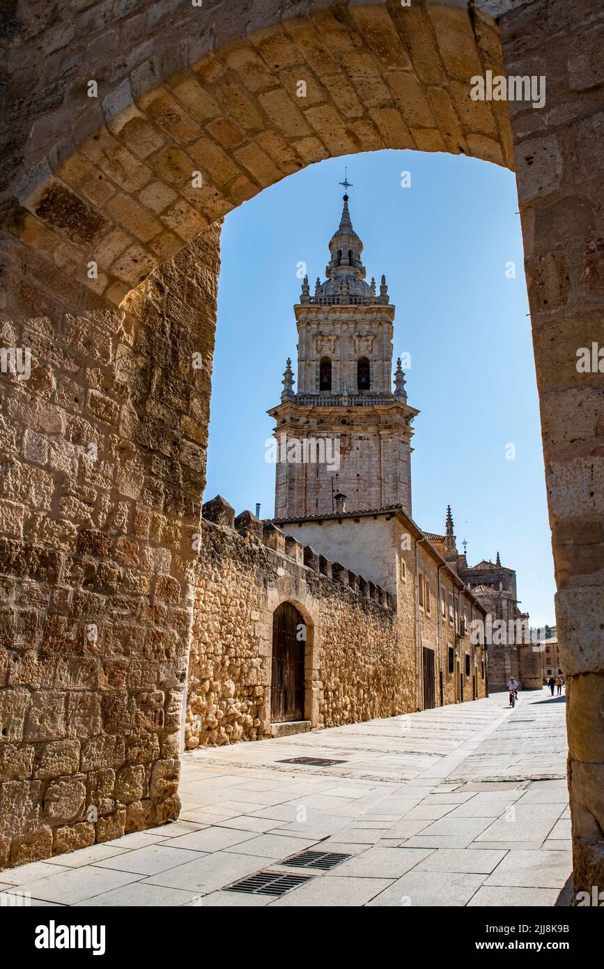 Old medieval castle, El Burgo de Osma, Soria, Castile and Leon, Spain ...