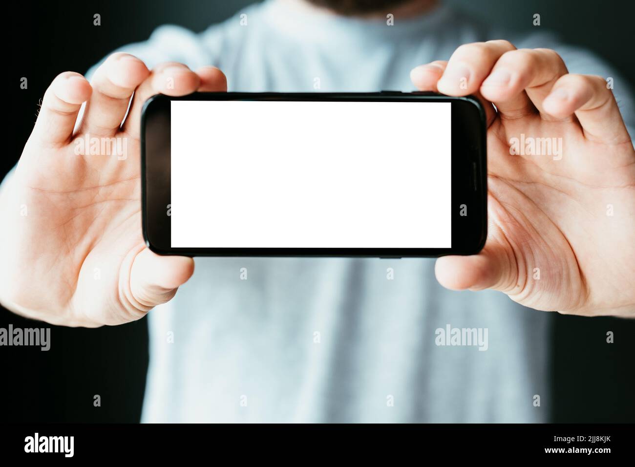 Empty phone screen hi-res stock photography and images - Alamy