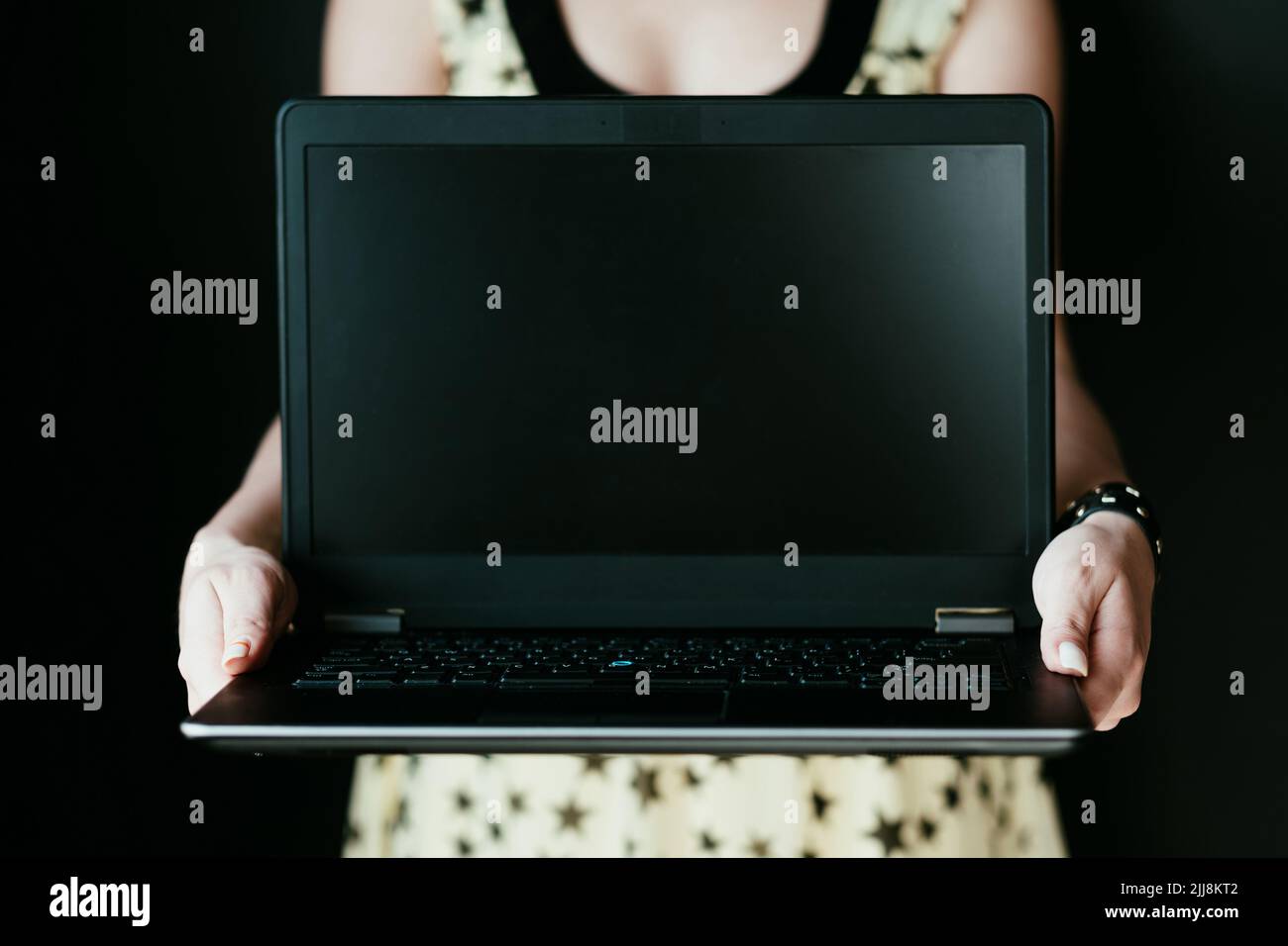 online it education software development laptop Stock Photo - Alamy