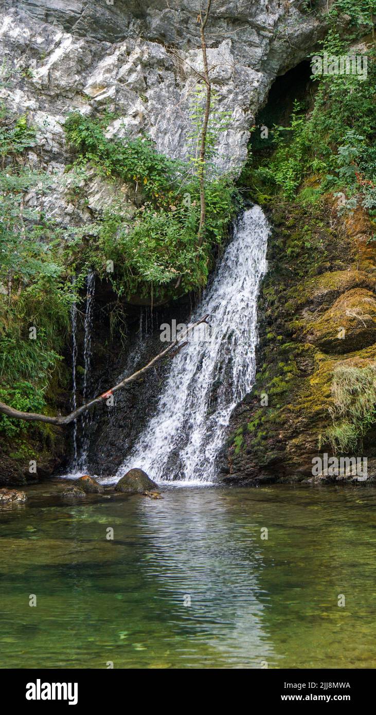 The source of the Frejo near Olargues in Occitanie, France Stock Photo ...