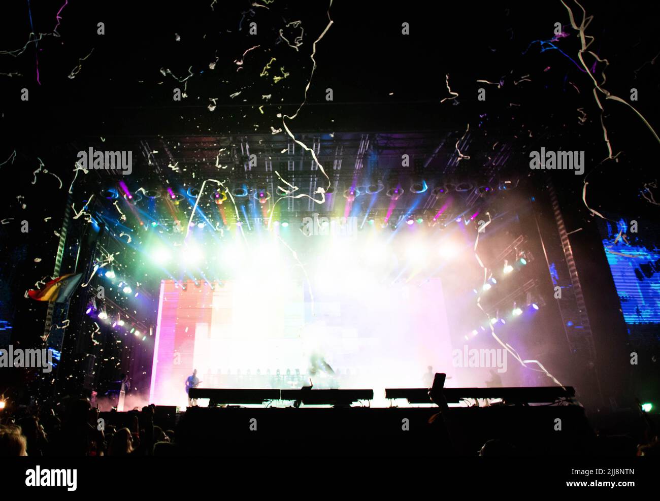 stage lights live concert summer music festival Stock Photo - Alamy