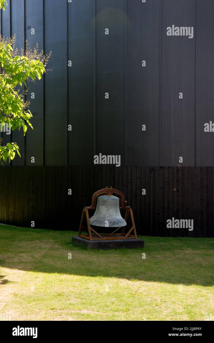 Old Bell at Serpentine Pavilion 2022 Black Chapel by Theaster Gates ...