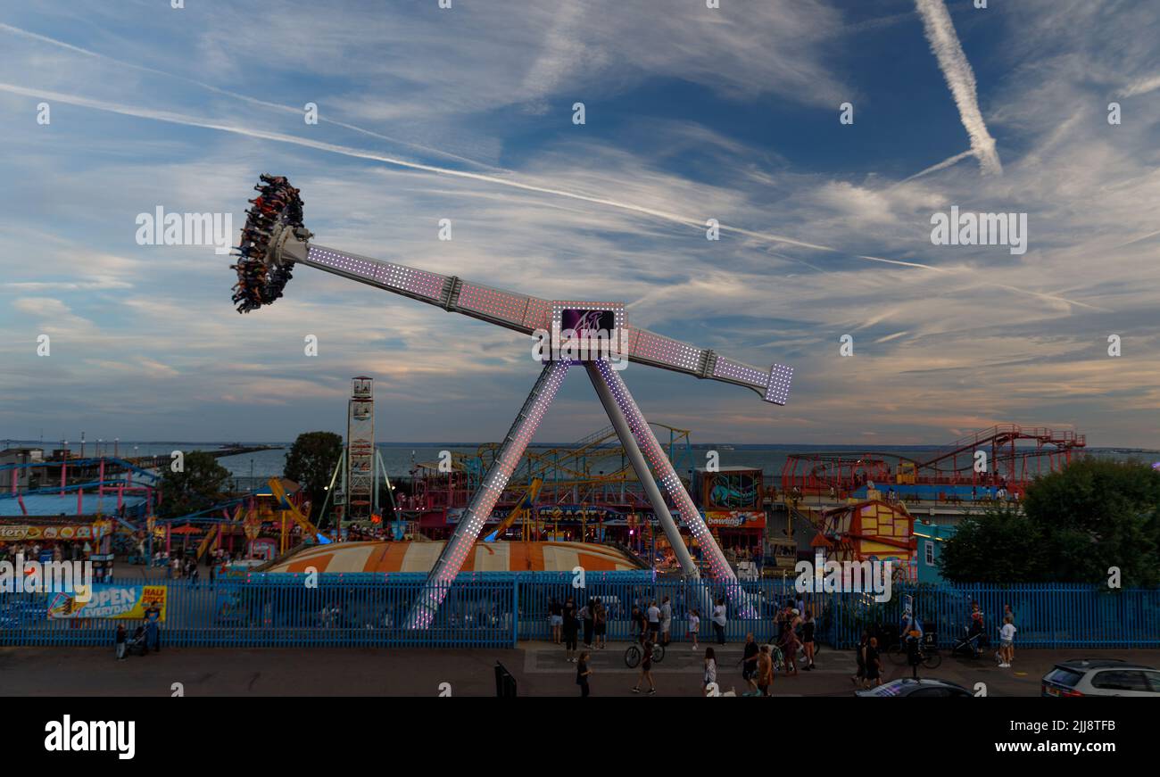 Arms in air roller coaster hi-res stock photography and images - Alamy