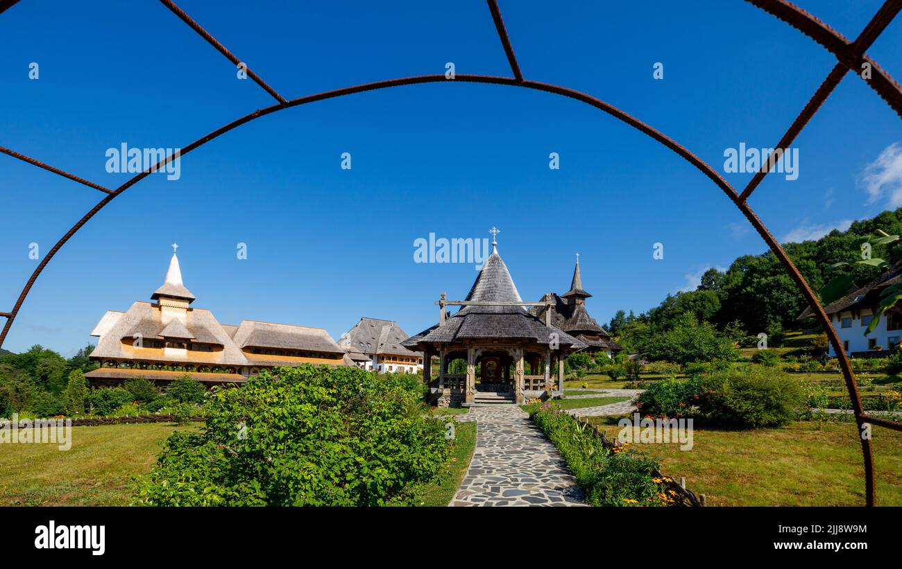 The Barsana Monastery in the Maramures in Romania Stock Photo - Alamy