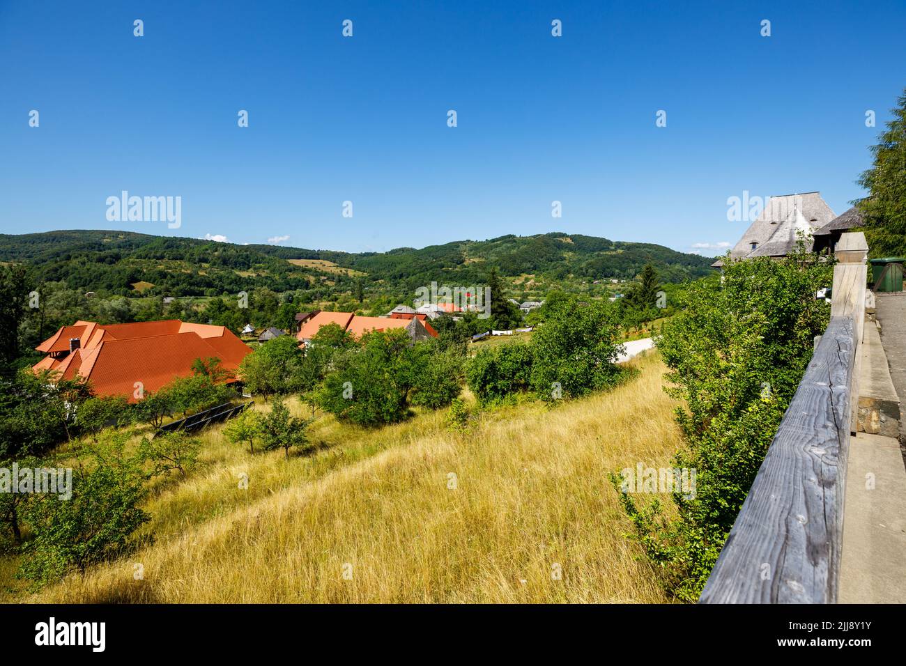 The village of Barsani in Maramures Romania Stock Photo - Alamy