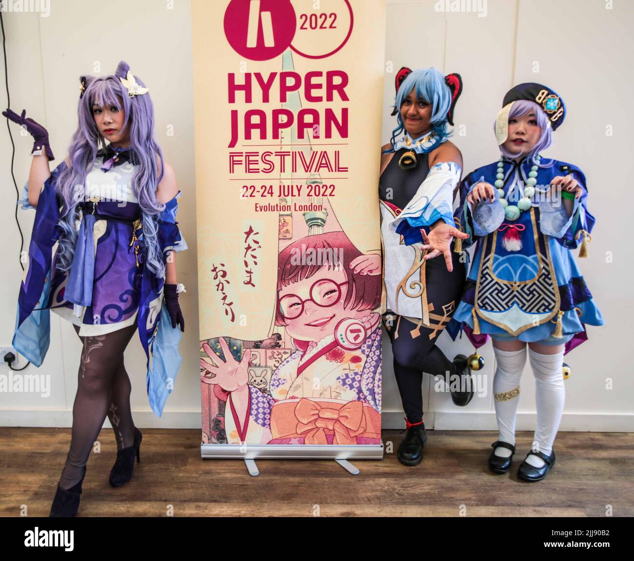 London, UK. 24th July, 2022. Hyper Japan, biggest J-culture event ...