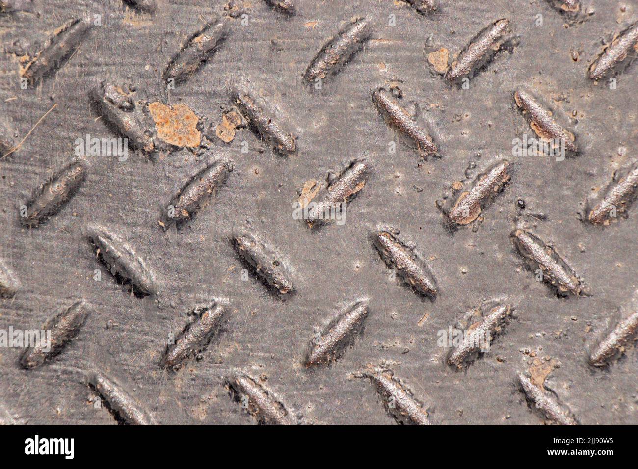 Black color non-slip metal with red rust textured background Stock ...