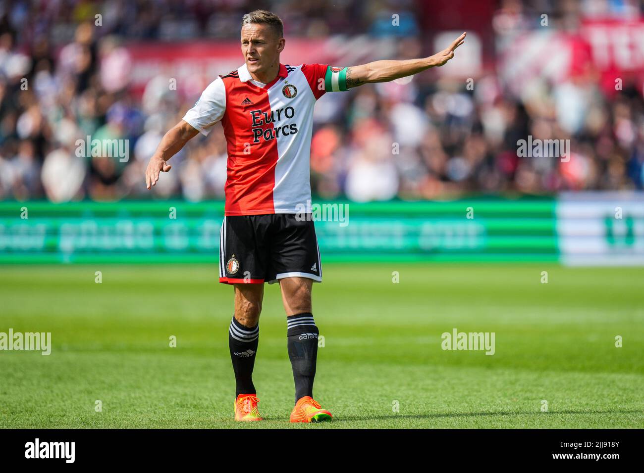 Rotterdam - Jens Toornstra of Feyenoord during the match between Feyenoord v Olympique Lyon at ...