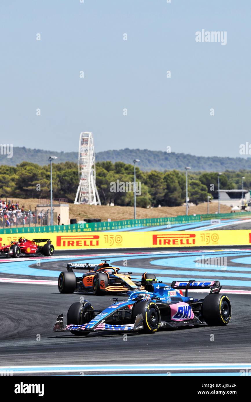 Esteban Ocon (FRA) Alpine F1 Team A522. 24.07.2022. Formula 1 World Championship, Rd 12, French ...