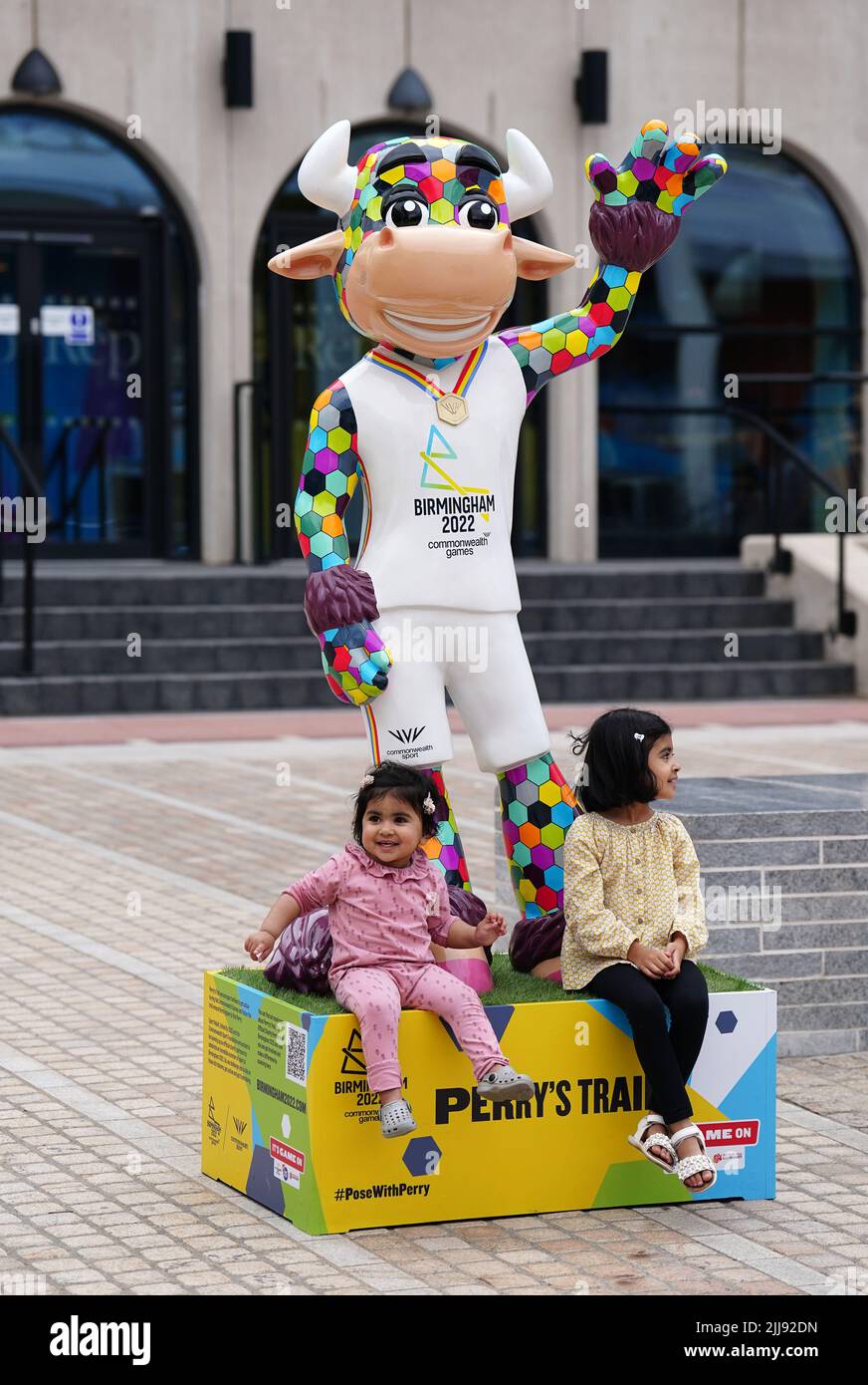Perry the Mascot in Birmingham ahead of the Commonwealth Games. Picture ...