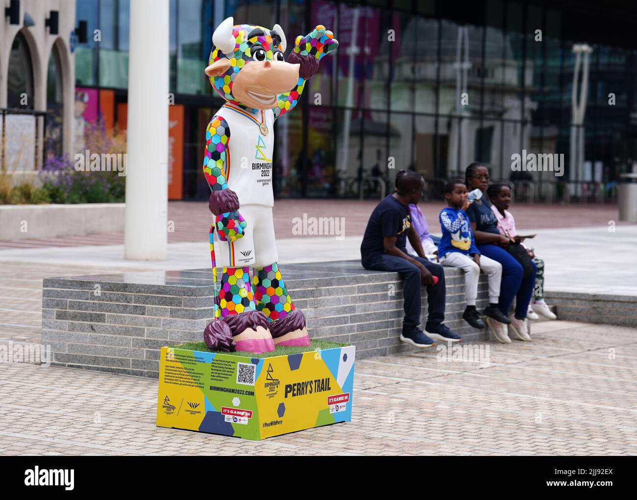 Perry the Mascot in Birmingham ahead of the Commonwealth Games. Picture ...