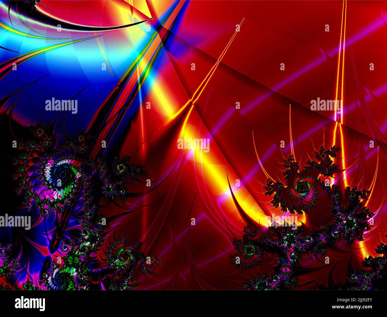 abstract bright multicolor linear pattern, color graphics, background ...