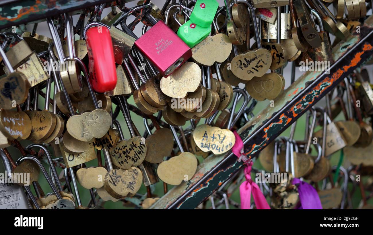 Lock romantic hi-res stock photography and images - Alamy