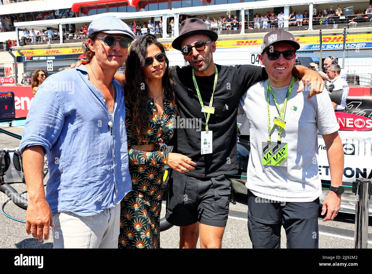 Matthew McConaughey (USA) Actor With his wife Camila Alves (BRA) On the ...