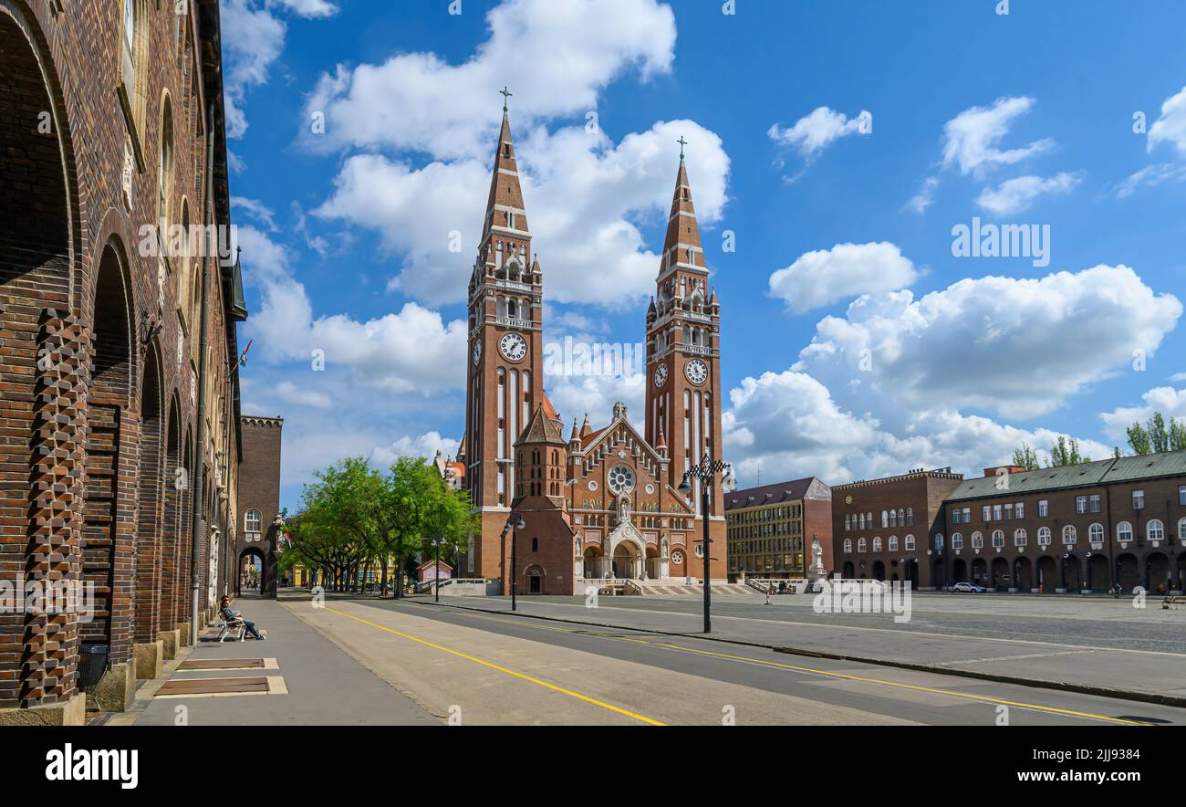 Panorama of the Votive Church and Cathedral of Our Lady of Hungary in ...