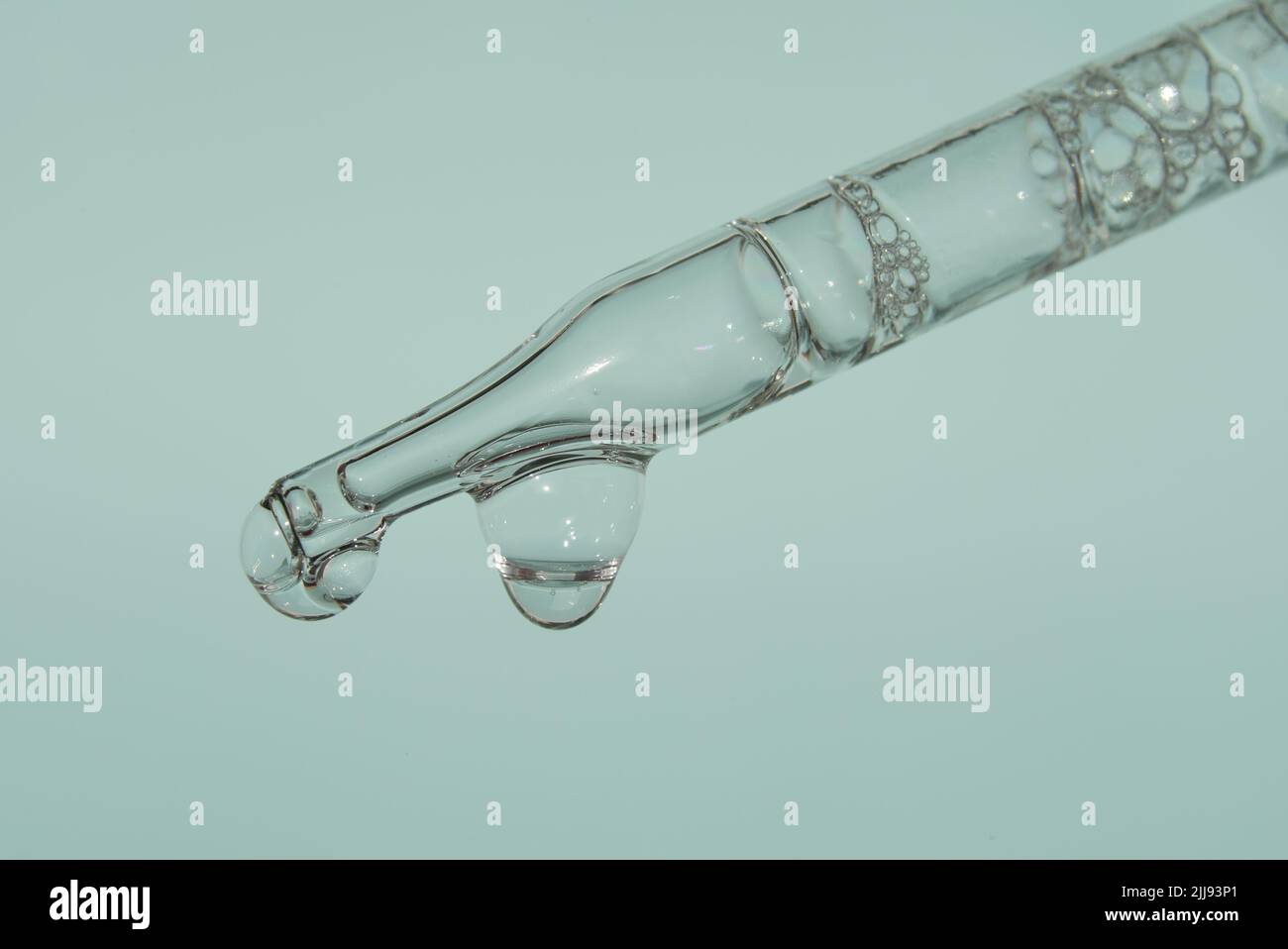 This is the consistency of micellar water. Pipette with liquid essence ...